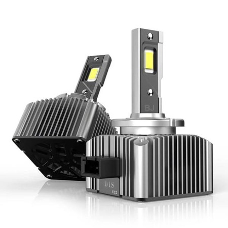 Set 2 becuri auto led D3S premium 55w 10000 lumeni plug and play cu ...