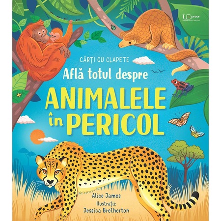 Afla totul despre animalele in pericol, Carte cu clapete, Usborne Books ...