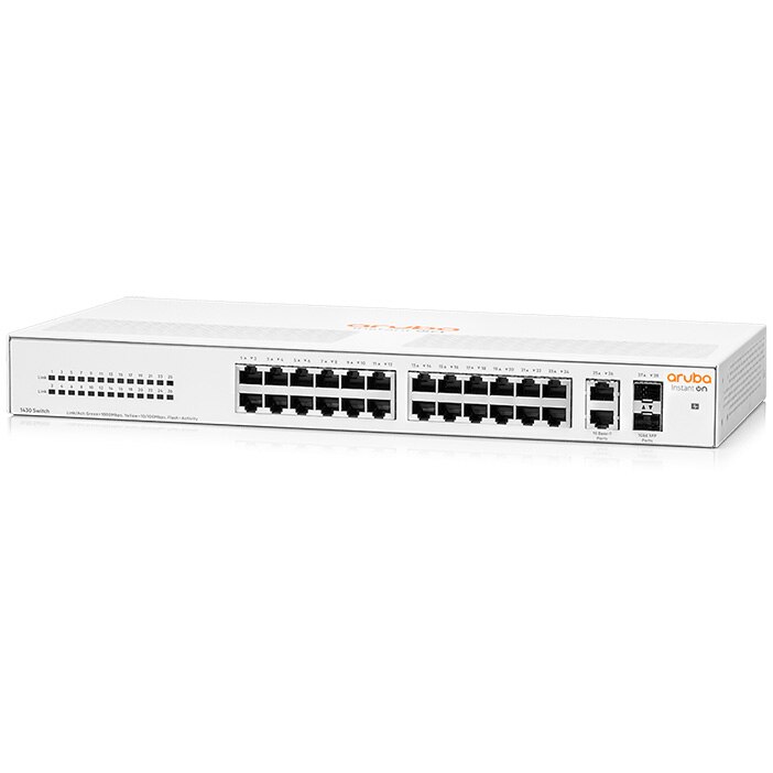 Switch Aruba R8R50A Instant On 1430, 26 porturi Gigabit 2SFP - eMAG.ro
