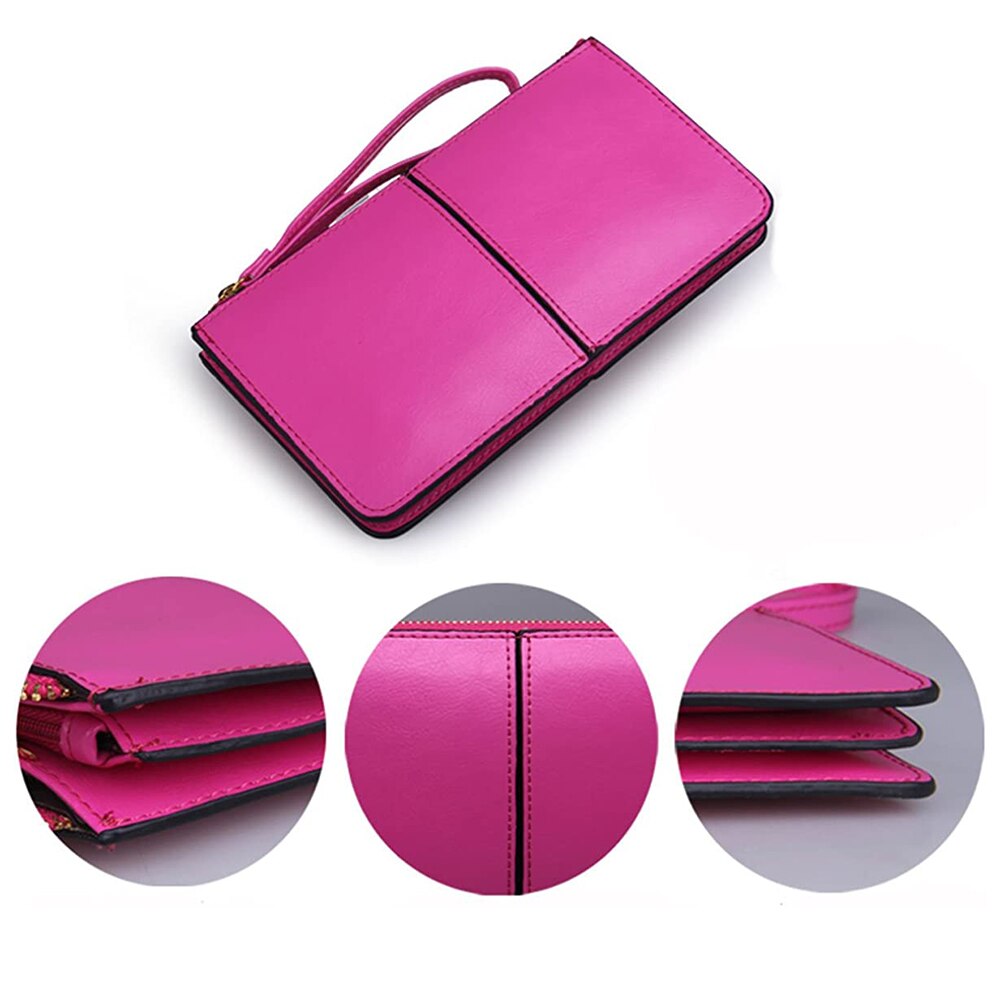 Portofel Dama, 22x15cm, Roz - eMAG.ro