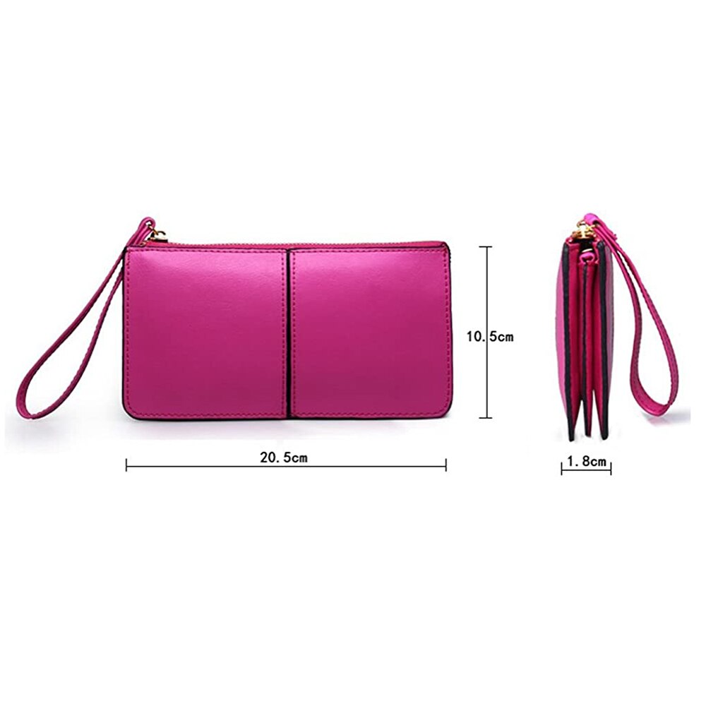 Portofel Dama, 22x15cm, Roz - eMAG.ro