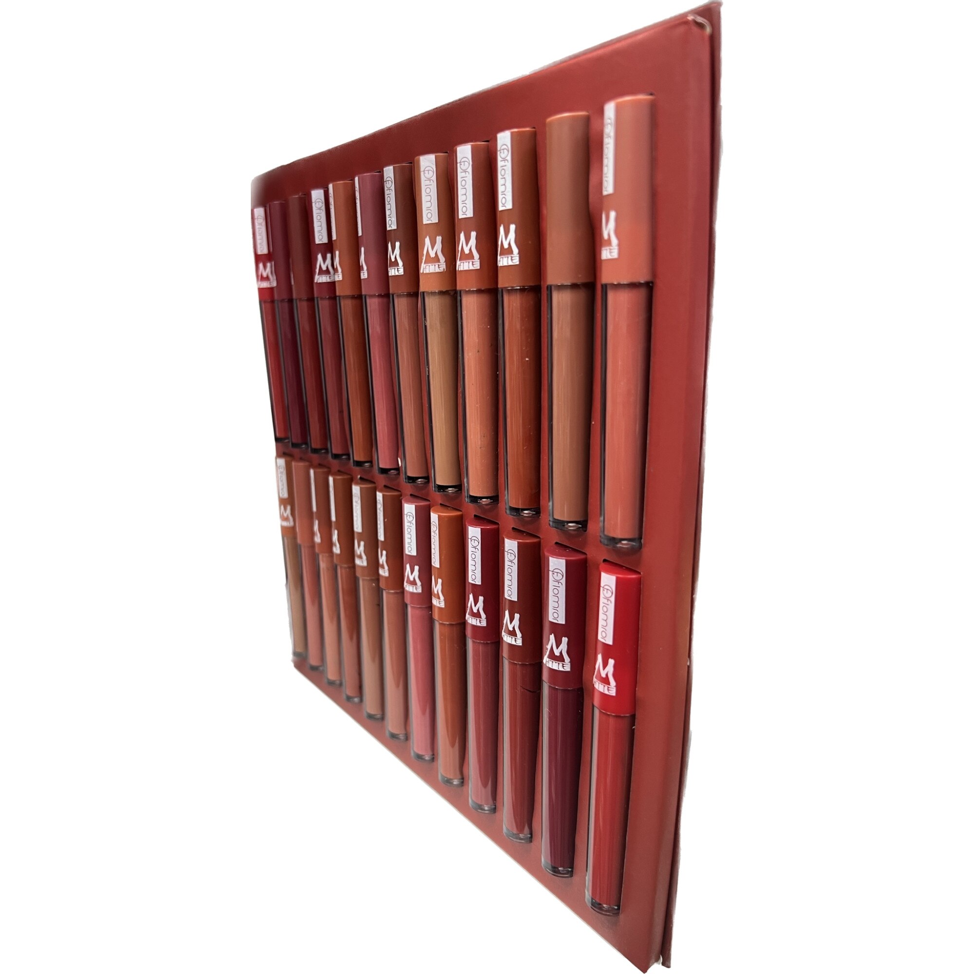 Set 24 de Rujuri Mate Velvet, Rezistente la Transfer, Flomrar Matte Lip ...