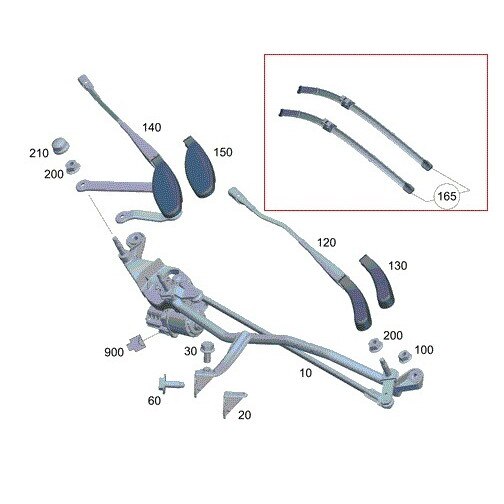 Set stergatoare fata, Mercedes-Benz, Compatibil cu Mercedes W205/X253 ...