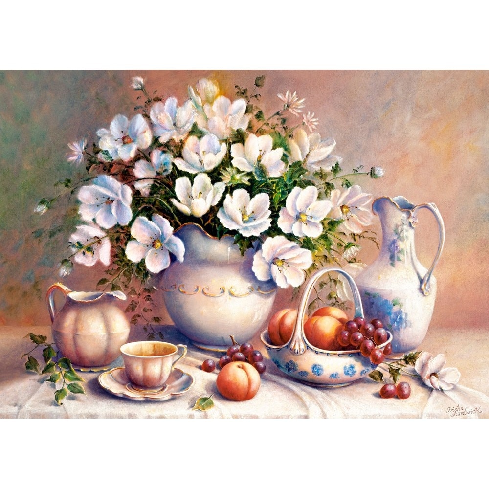 Puzzle cu 2000 de piese, The Guilded Vase, Trisha Hardwick. - eMAG.ro