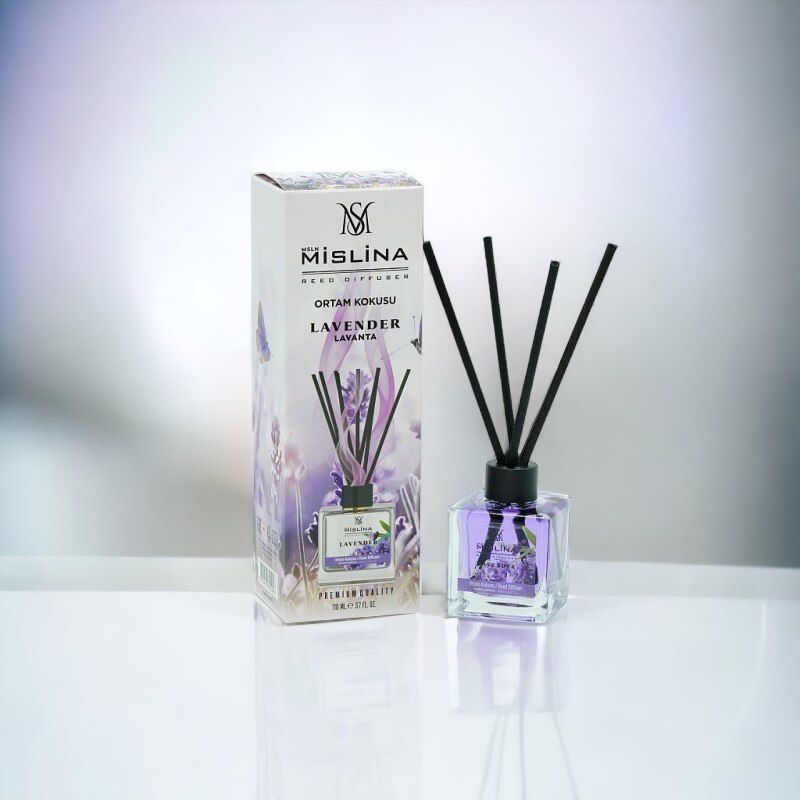 Odorizant de camera cu betisoare, Mislina, 110 ml, Lavanda - eMAG.ro