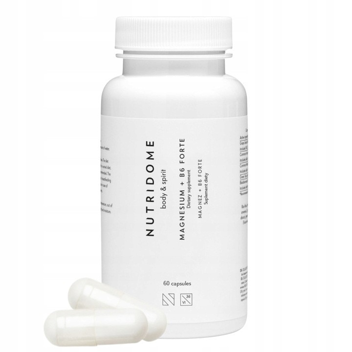 Supliment Alimentar, Nutridome, Magneziu + B6 Forte, Reduc Stresul si ...