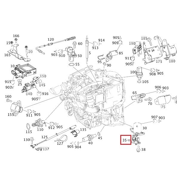 Garnitura senzor nivel ulei, Mercedes-Benz, Compatibila cu Sprinter ...