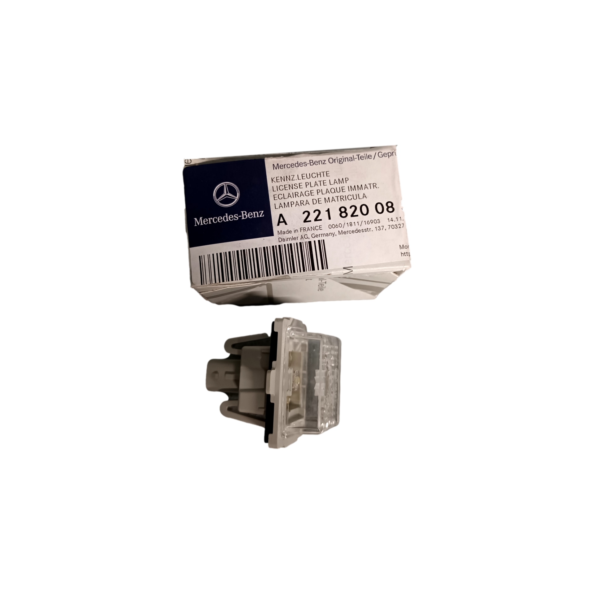 MERCEDES W221 Lumina placuta de inmatriculare OE - eMAG.ro