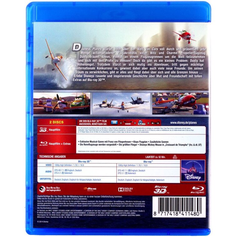 Avioane [Blu-Ray 3D]+[Blu-Ray] - eMAG.ro