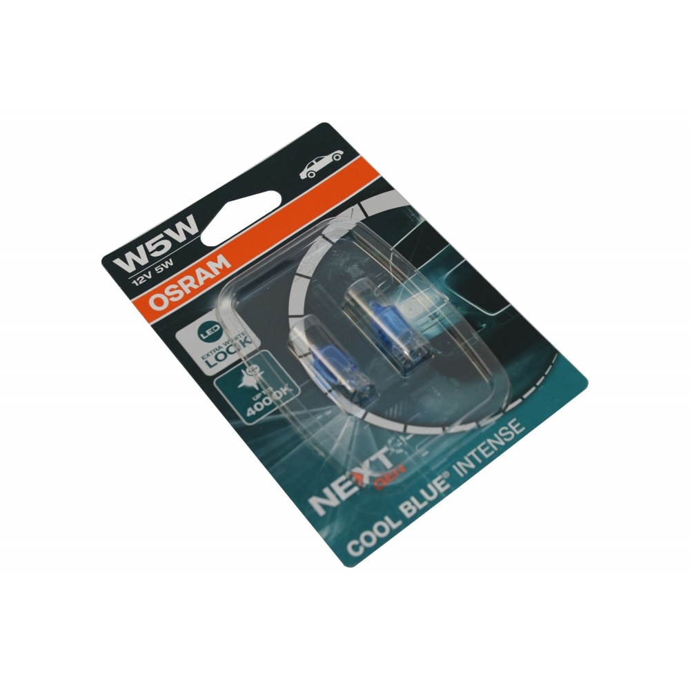 Set 2 becuri auto halogen Osram W5W Cool Blue Intense Next Generation ...