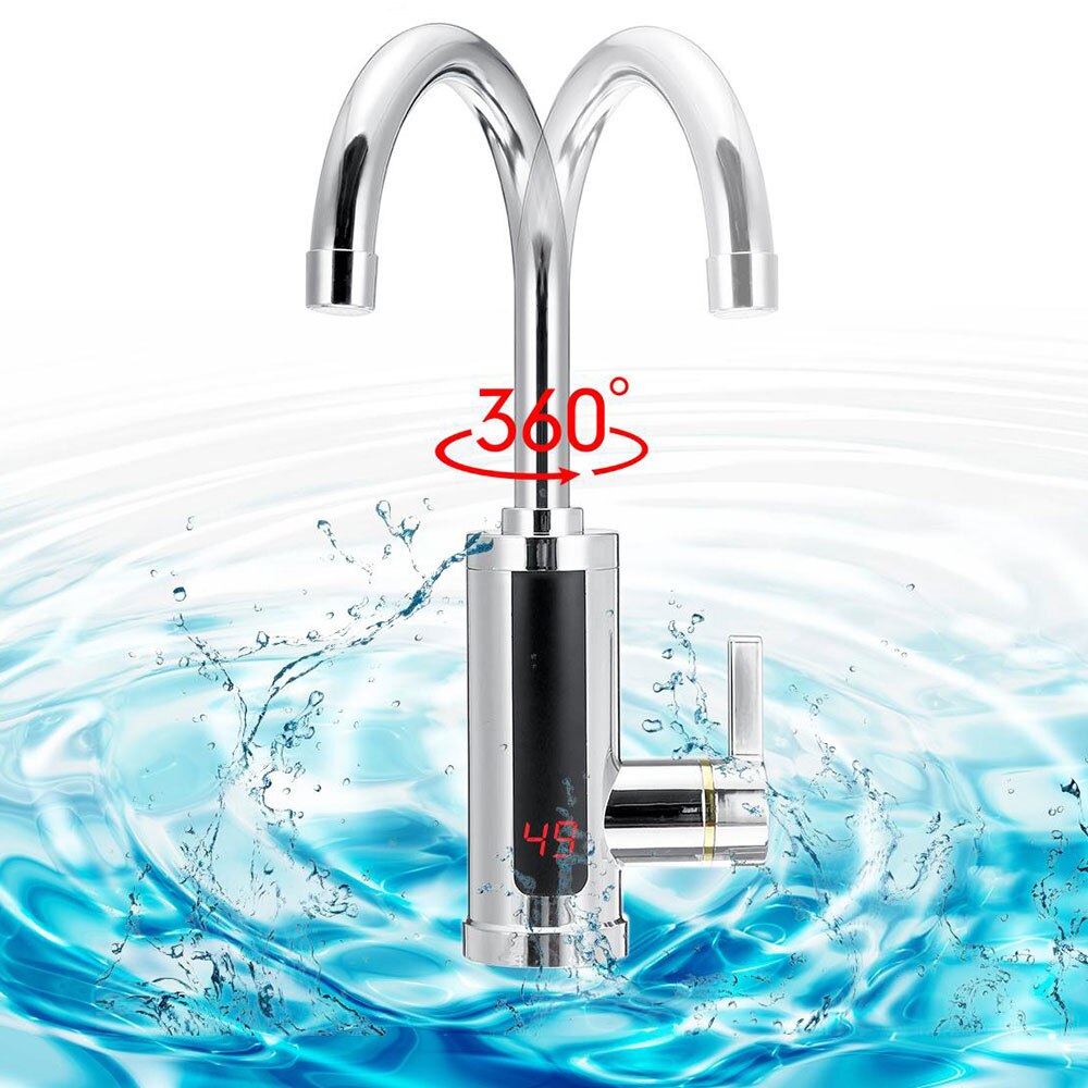 Robinet electric instant EDAR, cu display si rotire 360 grade, 3000W ...