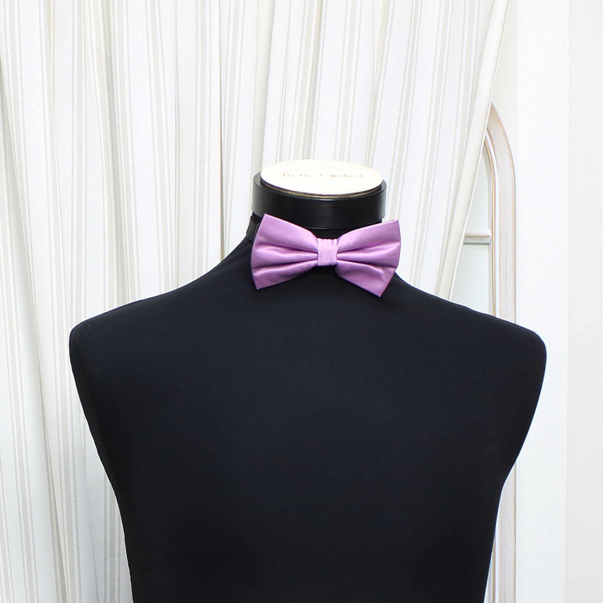 Papion barbatesc, Buticcochet, din material sintetic, 7x12 cm, Mov ...