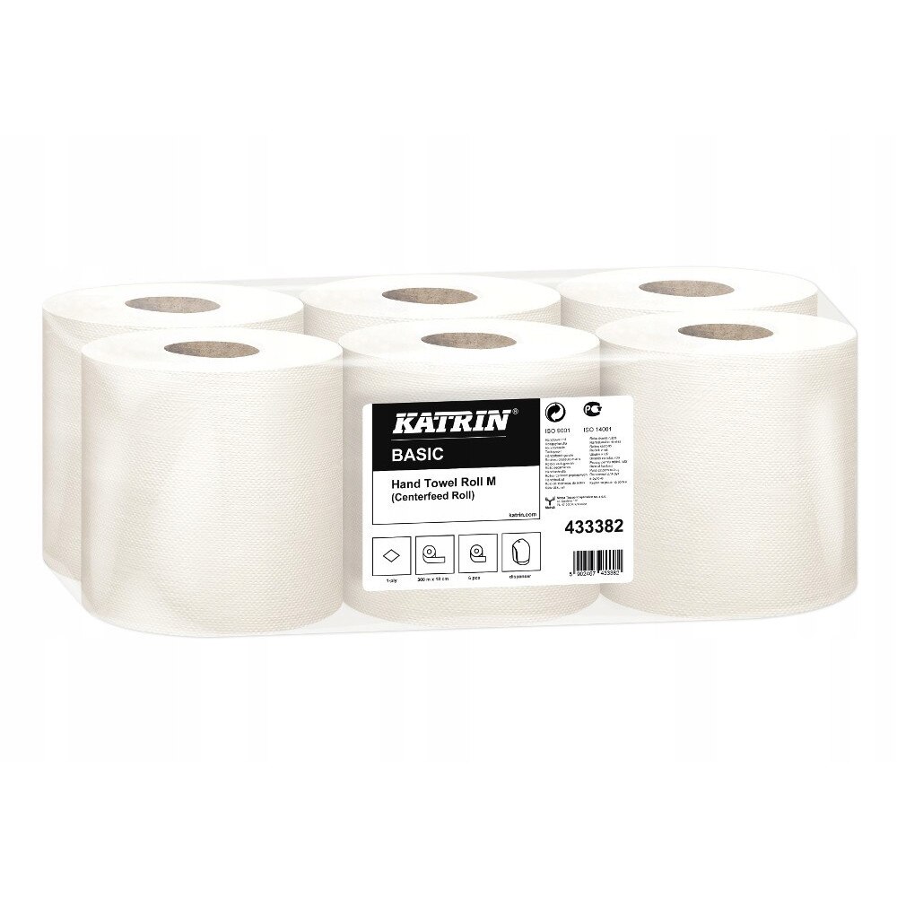 Set 6 role prosoape de hartie, Katrin, Alb - eMAG.ro