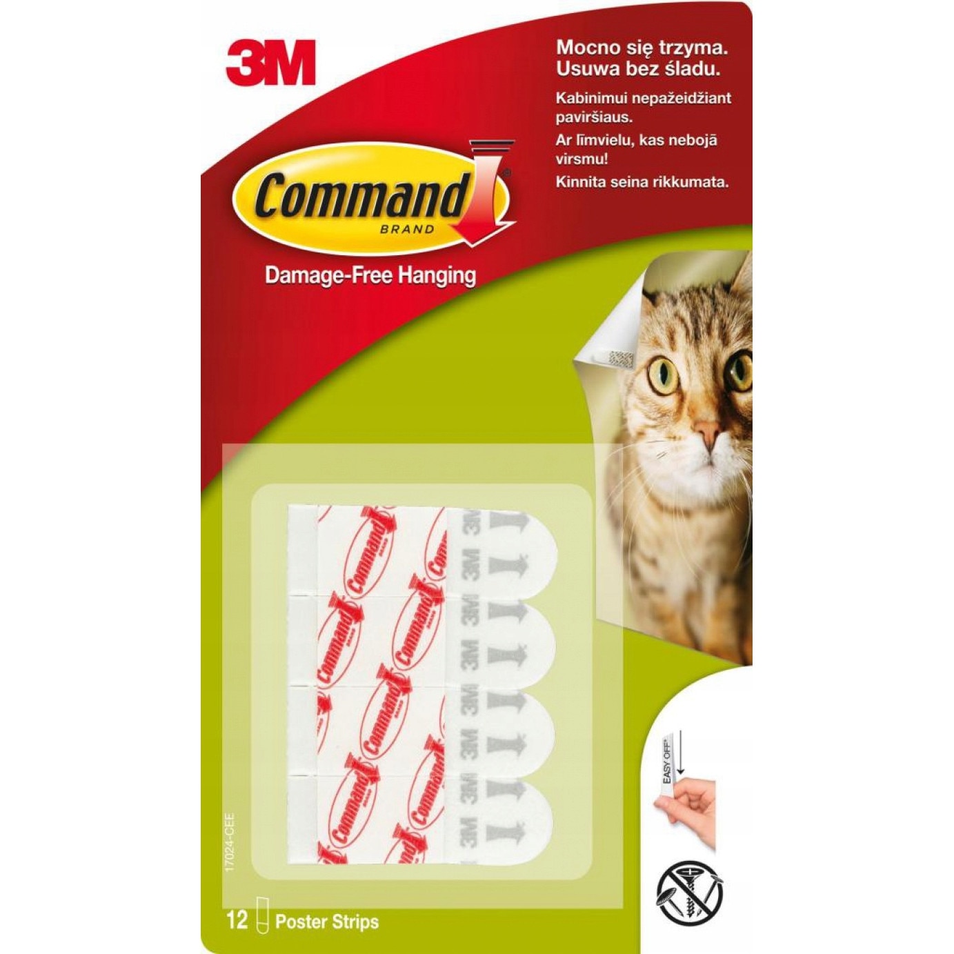 Benzi adezive, Command 3M, 12 buc - eMAG.ro