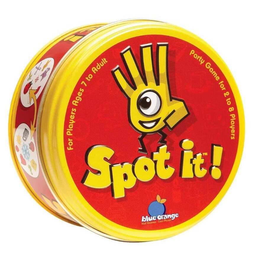 Joc de societate - Spot it Blue Orange, Dobble game, 55 piese - eMAG.ro