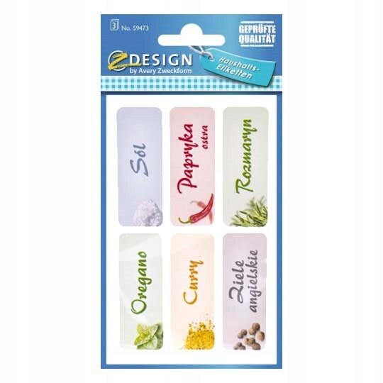 Etichete autocolante cu condimente Avery - eMAG.ro