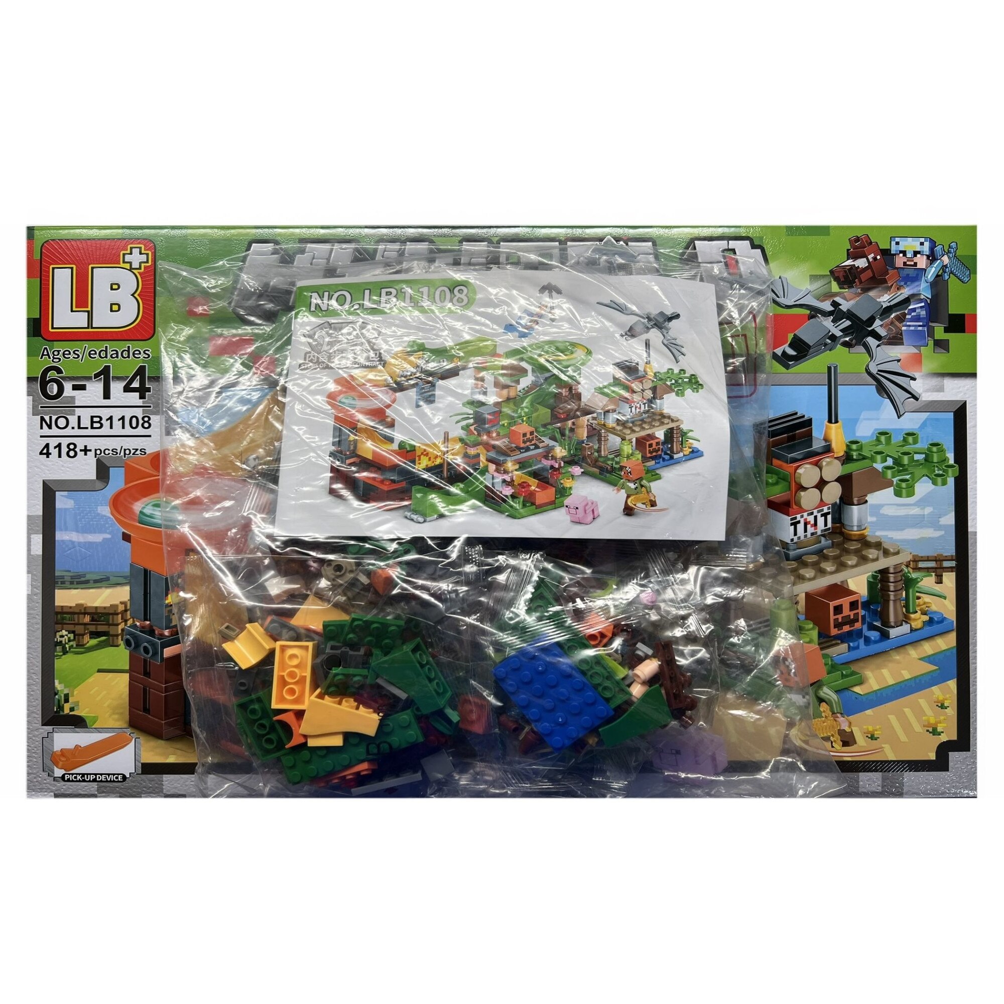 Set de constructie LB Plus Minecraft My World 418 piese - eMAG.ro