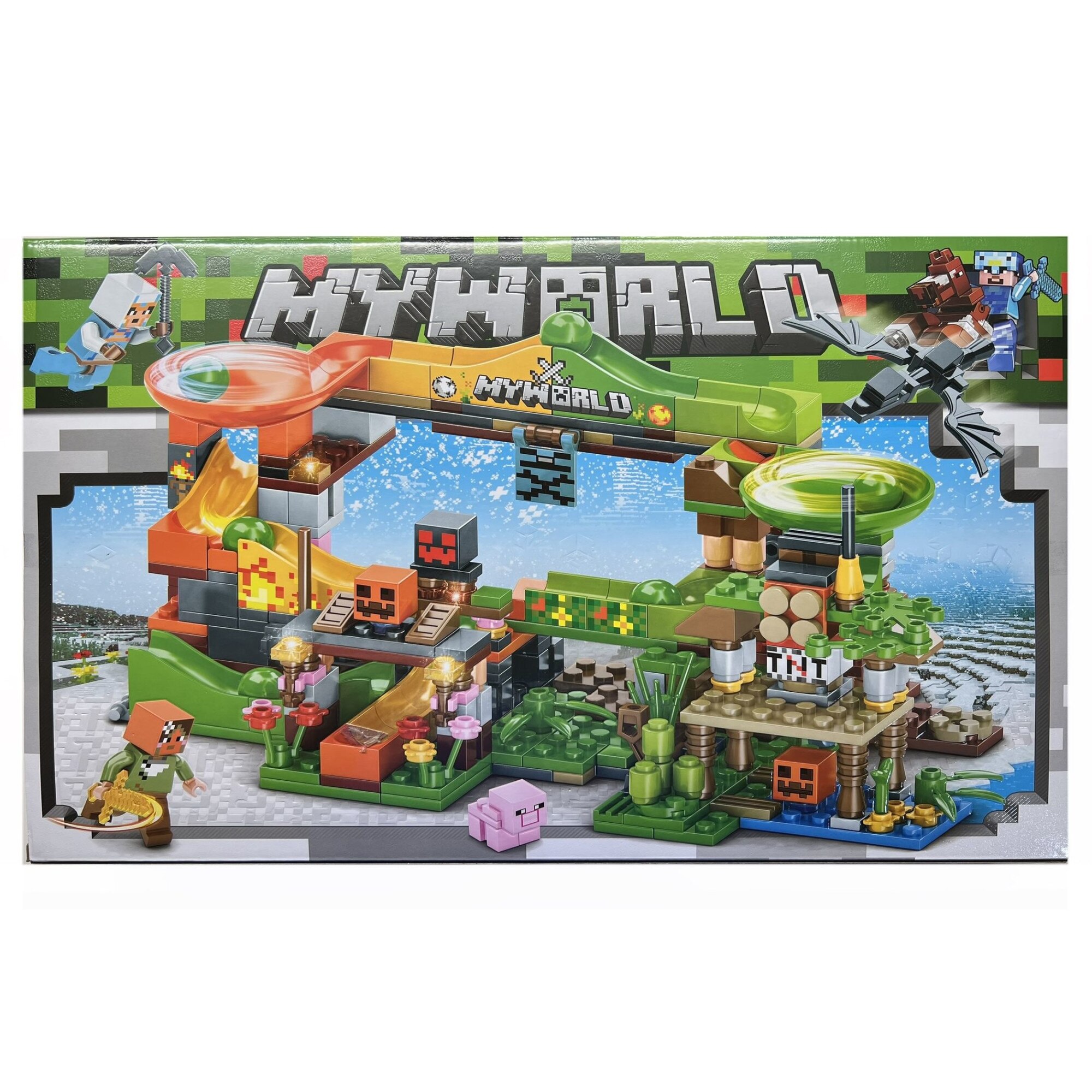 Set de constructie LB Plus Minecraft My World 418 piese - eMAG.ro