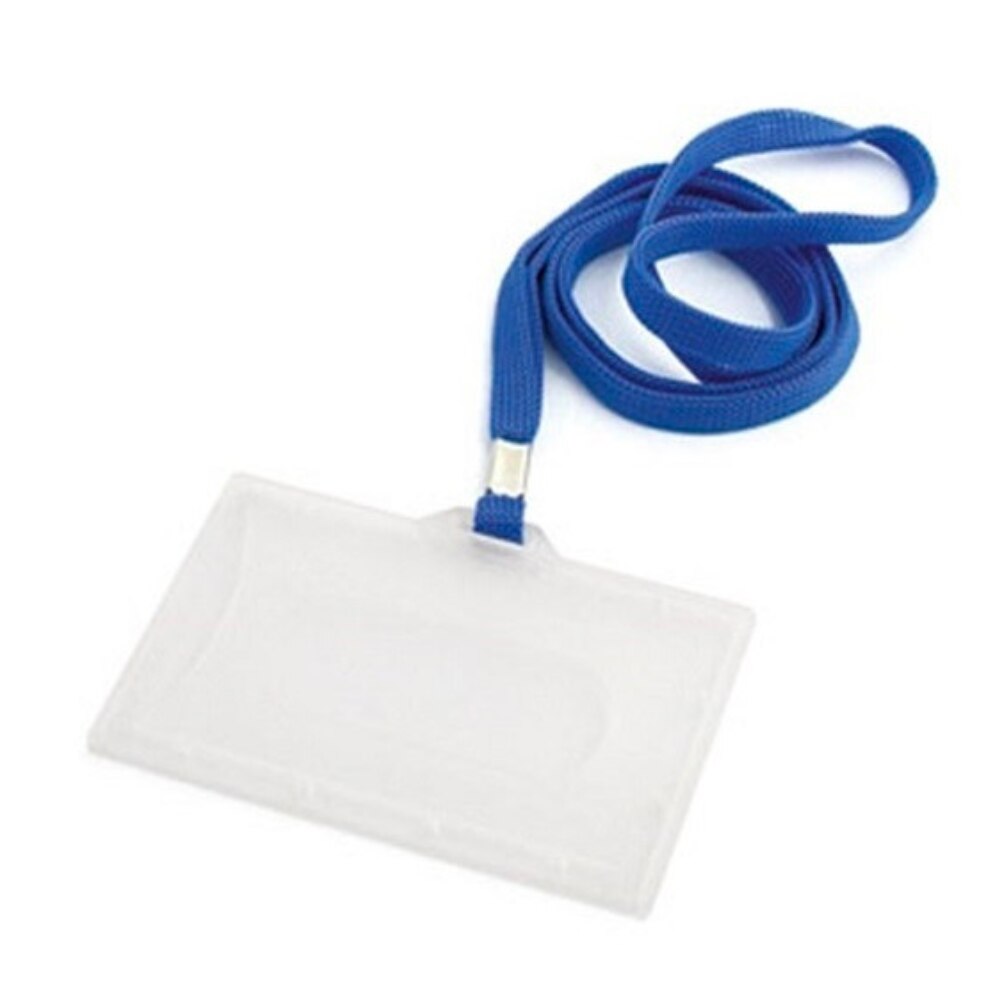 Set de 10 ecusoane cu snur, Albastru/Transparent - eMAG.ro