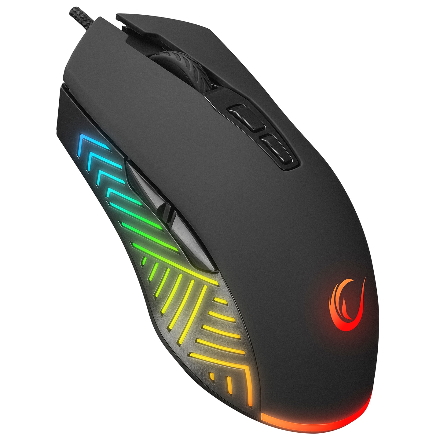 Mouse gaming Rampage SMX-G68 SPEAR, Iluminare RGB, 7200 DPI, 7 Butoane ...