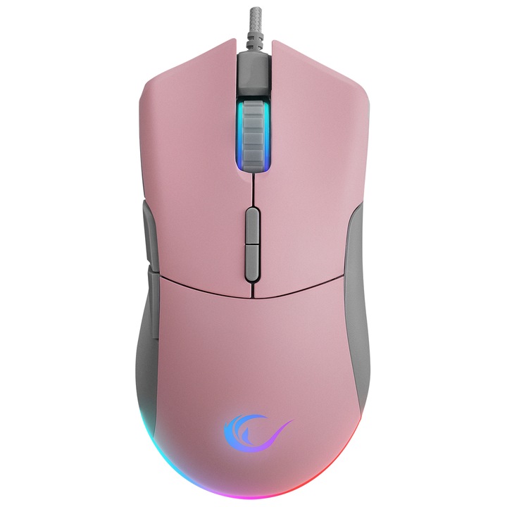 Mouse gaming Rampage SMX-R21 COMPACT, Iluminare RGB, Senzor Instant ...