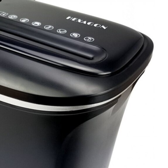 Distrugator documente Hexagon, 12l, Nivel securitate P4, 2,25m/min ...