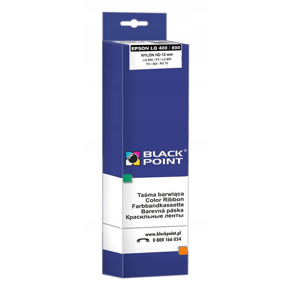 Ribon imprimanta, Black Point, 14 m, Compatibil cu Epson, Negru - eMAG.ro