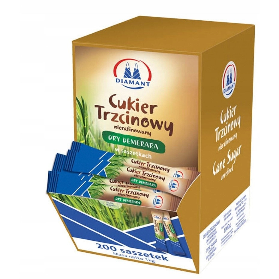 Diamant Barna cukor tasakos készlet, 200 tasak, 5g - eMAG.hu
