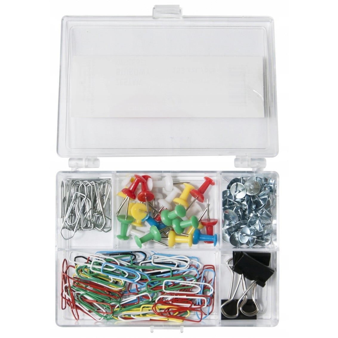 Set birou, Metal/Plastic, Multicolor, 153 buc - eMAG.ro