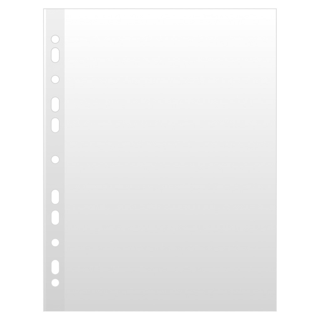 Set 100 file din plastic, A4, 230 x 305 mm, Transparent - eMAG.ro