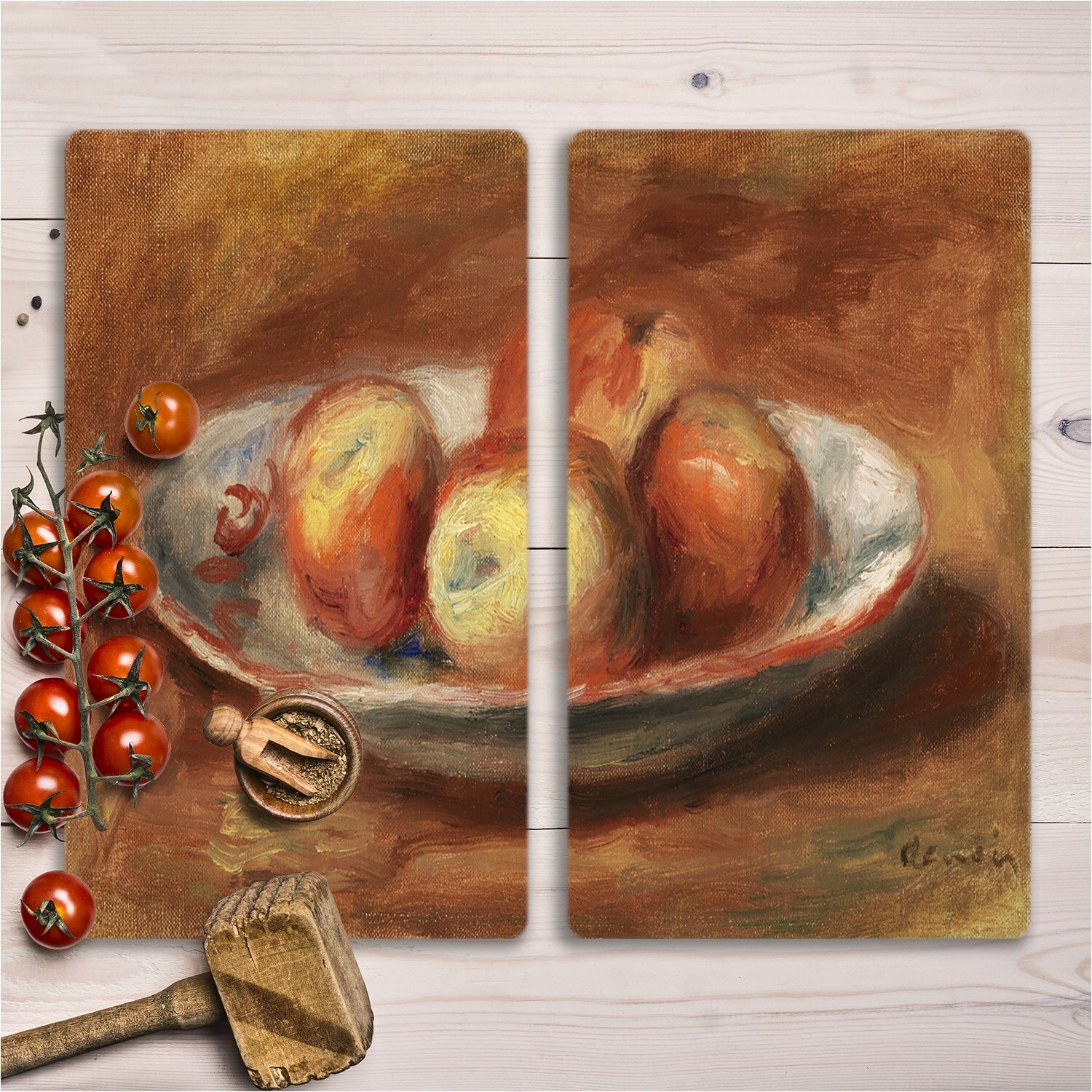 Tocator pe sticla, Dreptunghi, Desen Schita Arta Abstracta, Multicolor ...