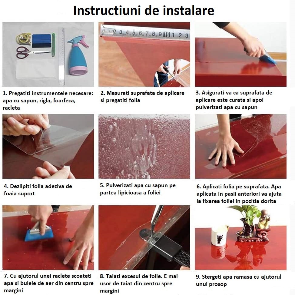 Folie Autoadeziva Pentru Protectie Mobila si Alte Suprafete Luxer ...