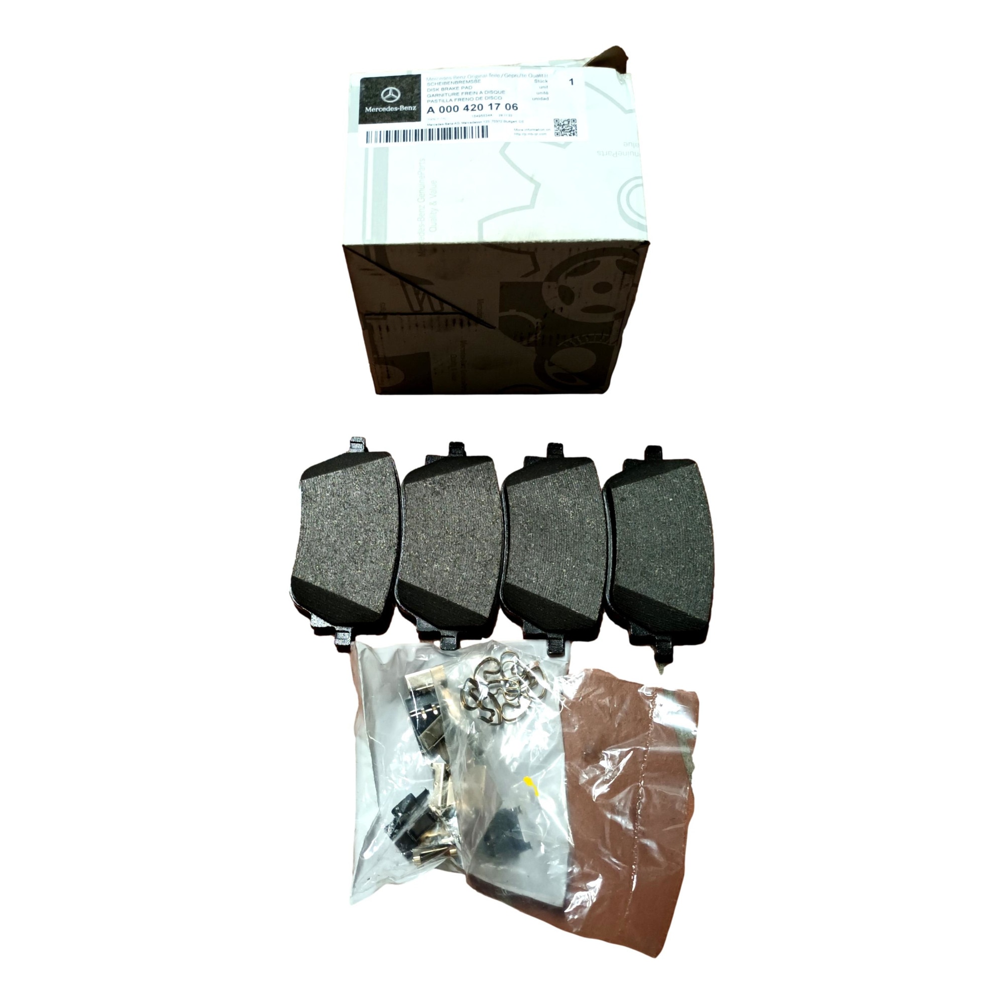 Set placute frana spate, Mercedes-Benz, Pentru CLASA B CLA W177, Negru ...
