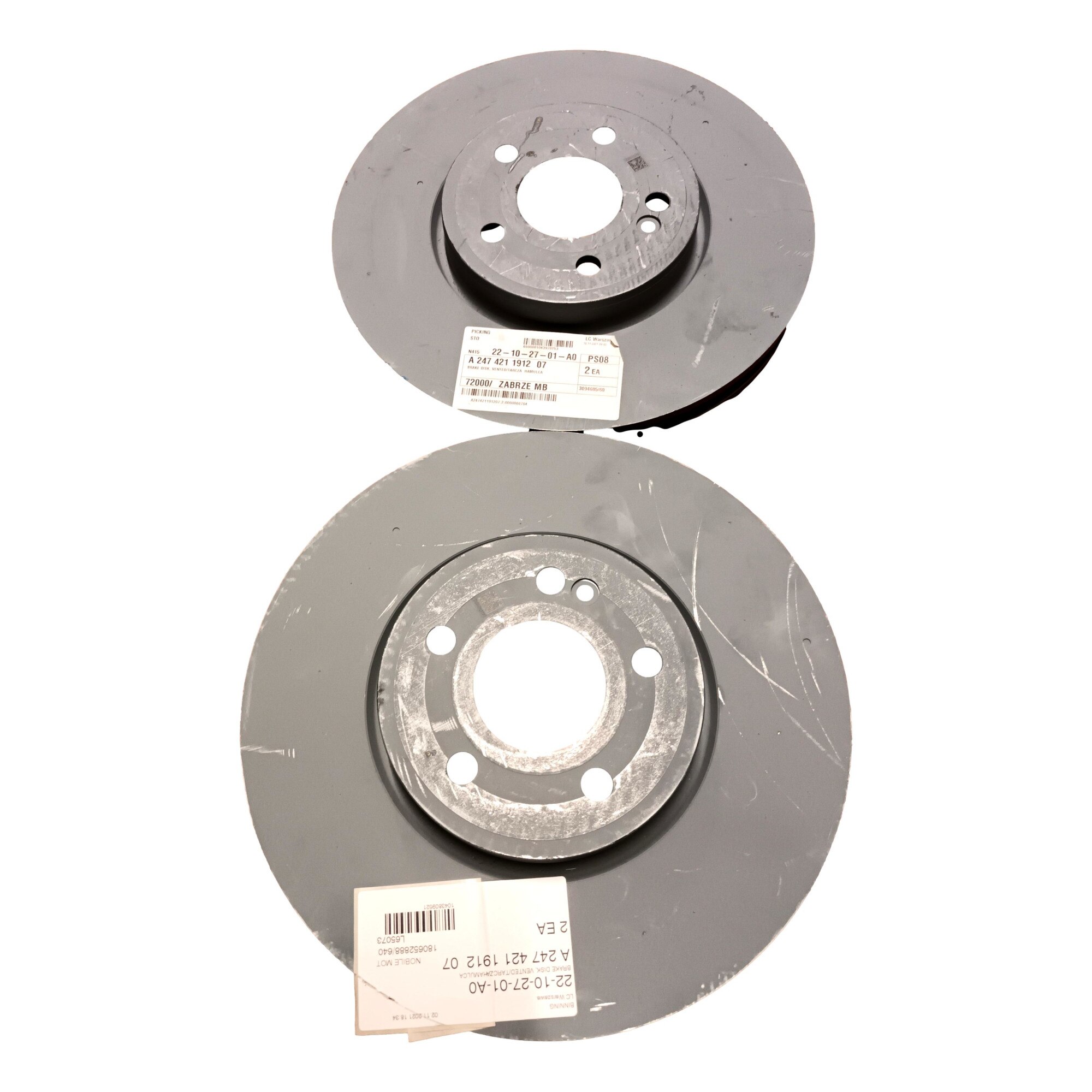 Set 2 discuri frana, Mercedes-Benz, Pentru CLA W177 - eMAG.ro