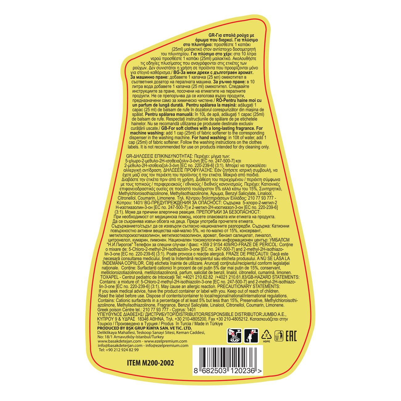 Balsam de rufe concentrat, parfumat, pentru 60 de spalari, 1 lt - eMAG.ro