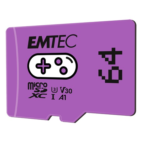 Карта памет EMTEC, microSD, 64GB, UHS-I/U3/V30/A1, Gaming - eMAG.bg