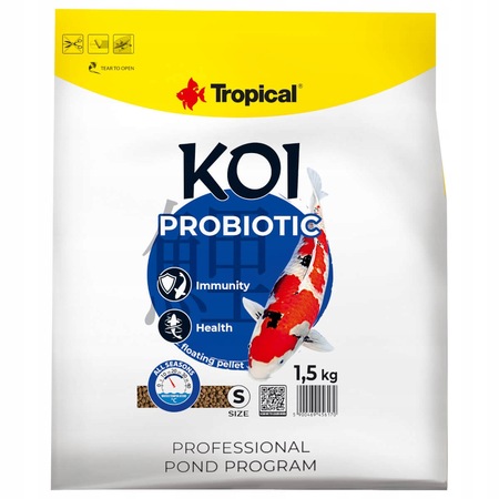 Tropical Koi Probiotic Pellet S 5L - 1,5kg Hrana probiotica pentru koi ...