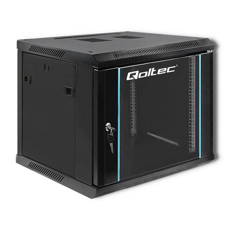 Dulap Qoltec 19" Rack, 9U, 600 x 500 x 600, Negru - eMAG.ro