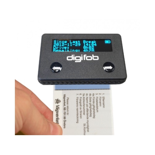 Cititor card tahograf sofer Digifob, Negru - eMAG.ro