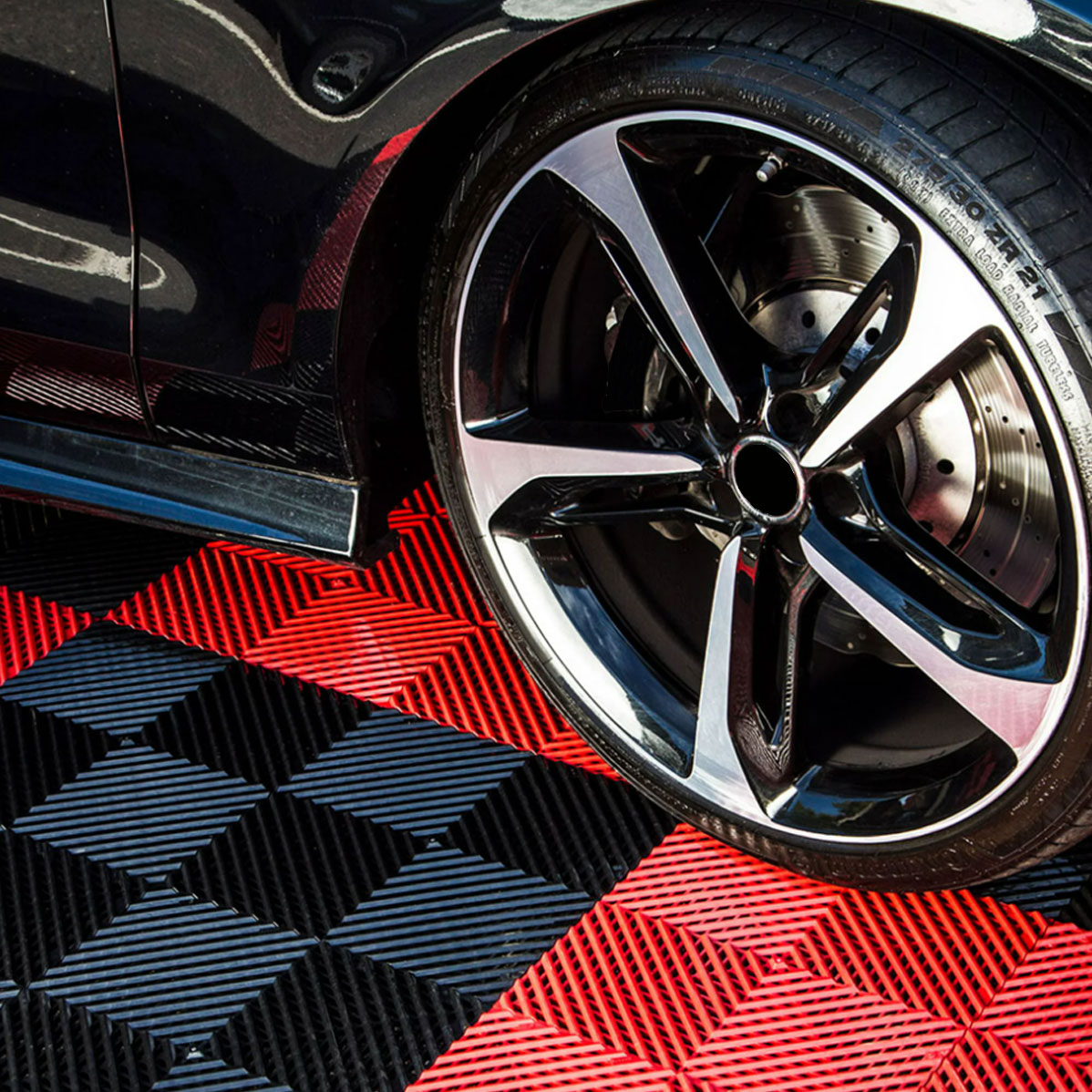 Pardoseala PP Modulara Garaj, Negru, 1mp - eMAG.ro