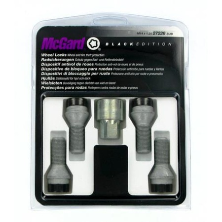 Set 5 suruburi blocare roti, McGARD, Placare PVD - eMAG.ro