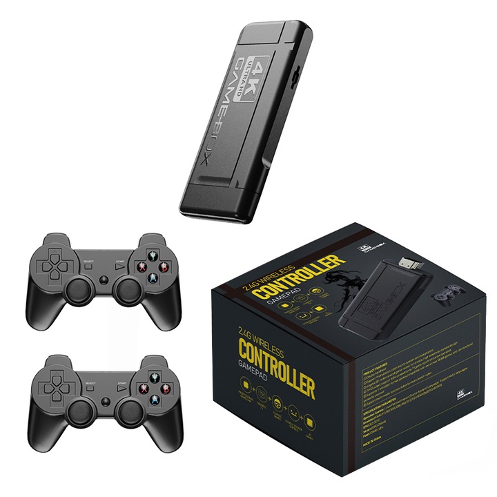 Consola de Jocuri Retro K9 Mini Stick Neximus® prin HDMI cu 15000 de ...
