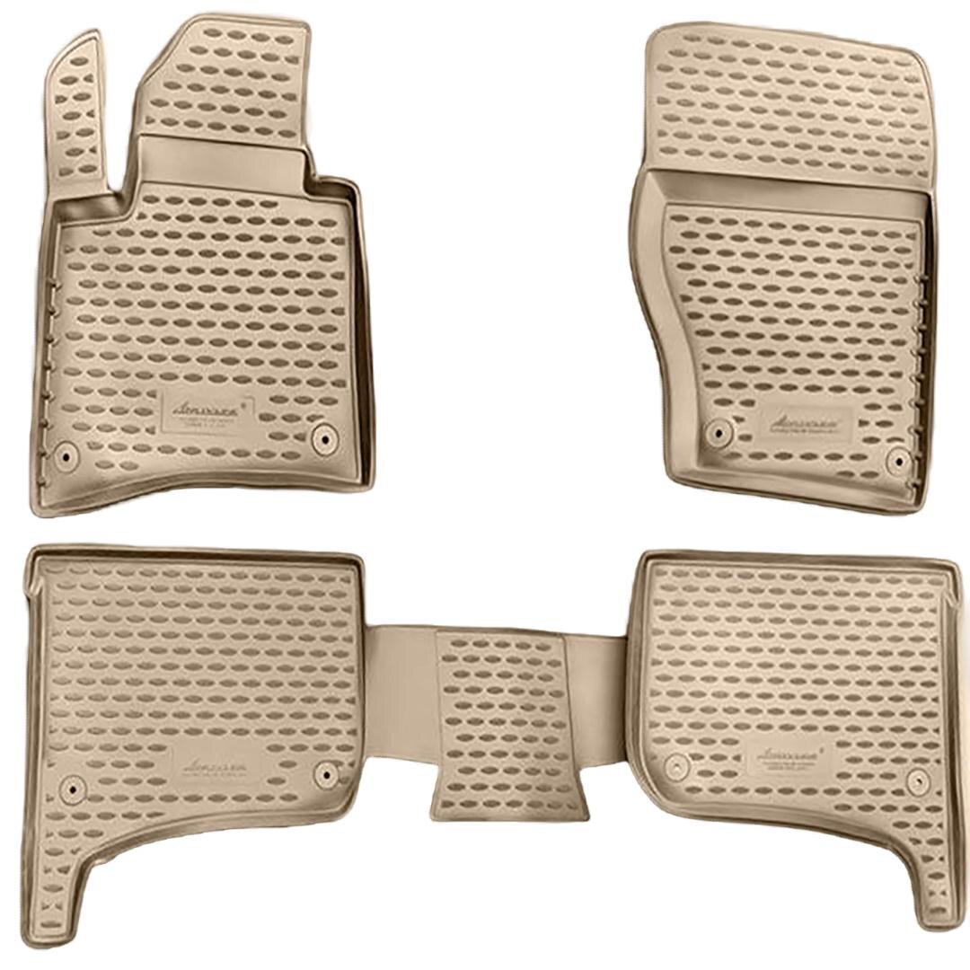 Set 4 covorase auto tip tavita, Novline, TPE, Compatibil cu VW Touareg ...