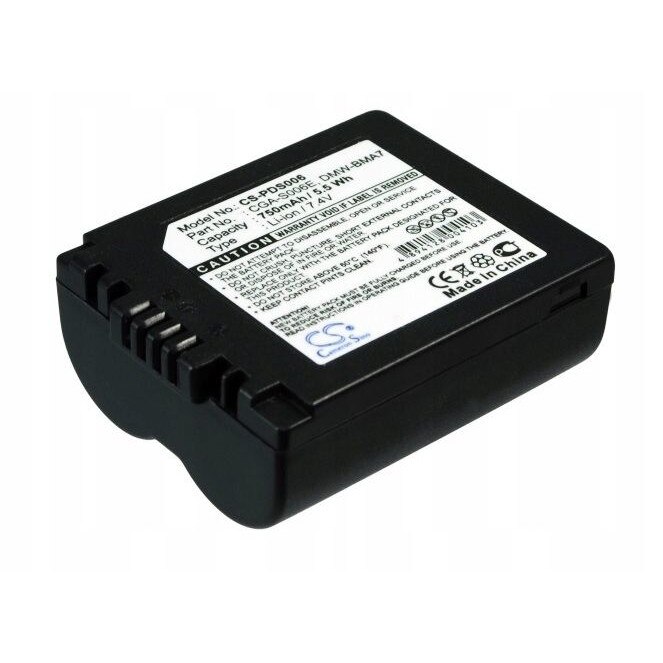 Baterie pentru Panasonic, Leica CGA-S006E, CGA-S006, DMW-BMA7, 750mAh ...