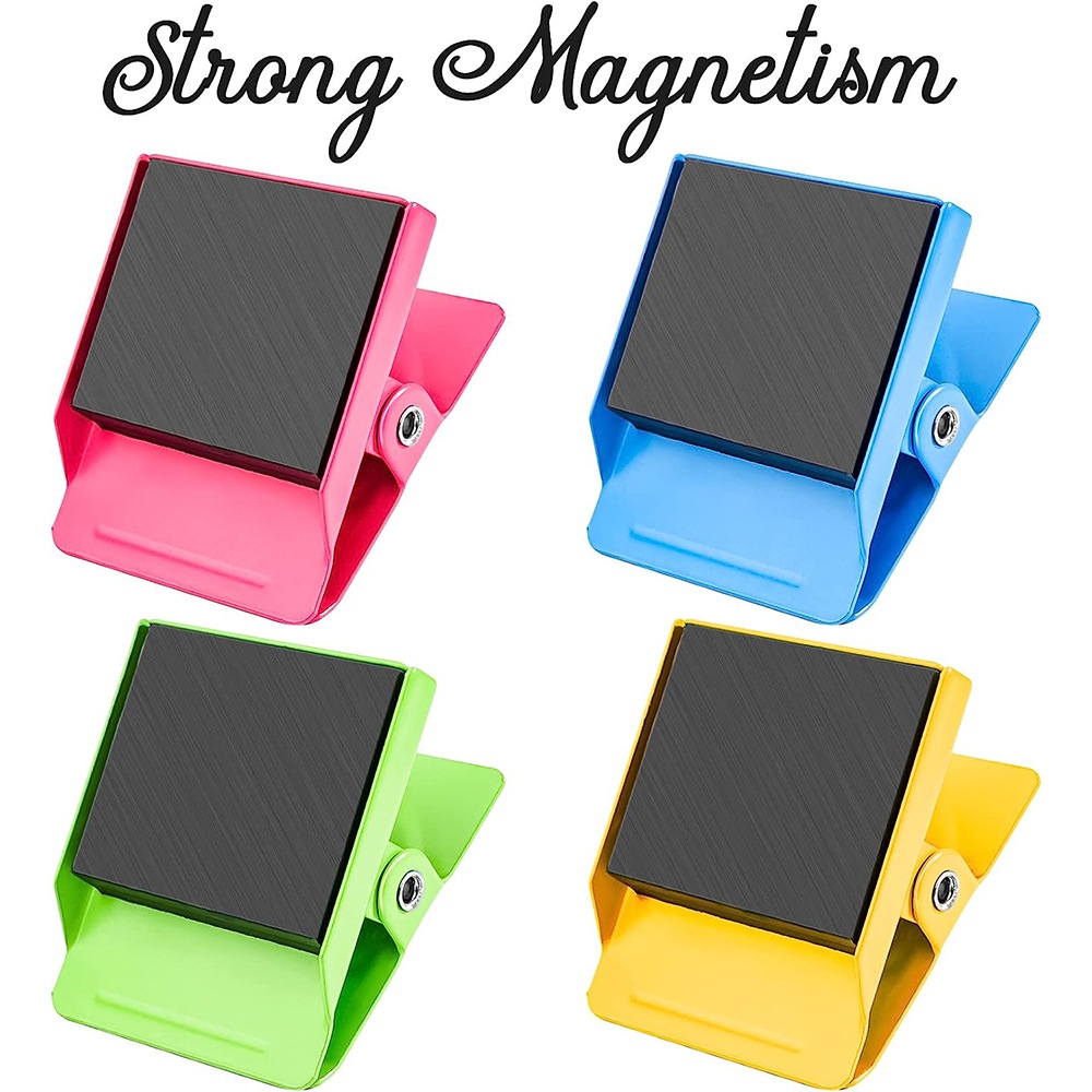 Set 4 magneti pentru frigider, Ronyes, Otel/Plastic, Multicolor - eMAG.ro