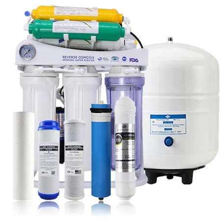 Sistem purificare apa cu Osmoza Inversa Hidly 7 stadii filtrare PP, UDF ...