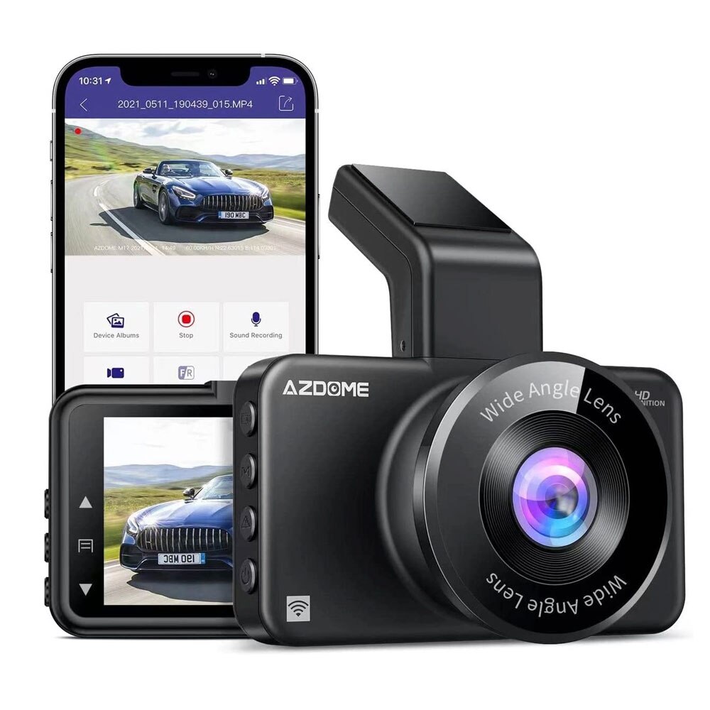 Camera auto DVR AZDOME M17, FHD 1080P, WiFi, Unghi 150°, G-Sensor - eMAG.ro