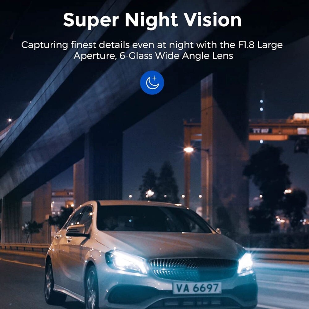 Camera auto DVR AZDOME M17, FHD 1080P, WiFi, Unghi 150°, G-Sensor - eMAG.ro