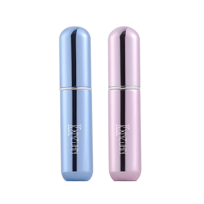 Set 2 sticle pentru parfum, LXNZUHN, Aluminiu, Albastru/Roz - eMAG.ro