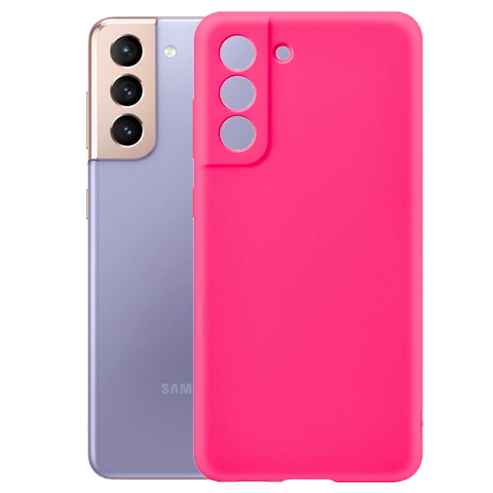 Husa protectie, interior de catifea, compatibila cu Samsung Galaxy S21 ...